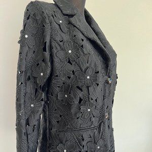berek | Jackets & Coats | Nwt Berek Floral Lace Jacket Peekaboo 3d ...